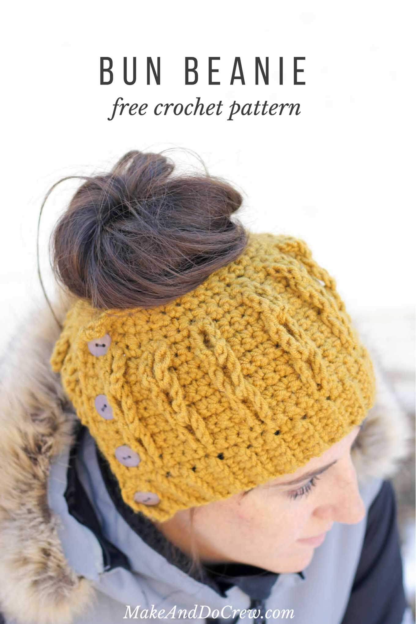 Free Crochet Messy Bun Pattern Roundup – Yarn Ballin'