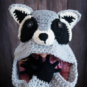 Crochet Raccoon Hooded Blanket Pattern – Yarn Ballin'